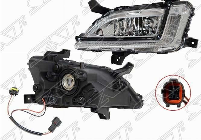 Фара противотуманная SAT ST2212057LLD, для Hyundai Tucson 2018-2021, с ДХО