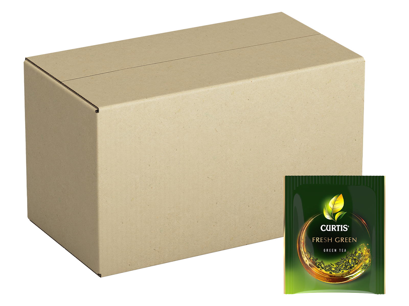 Упаковка из 3 штук Чай Curtis Фреш Грин 1,7г х 200 х 1 пак