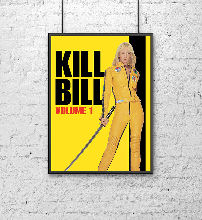 Постер для интерьера на стену (30х40 см). Кино Убить Билла Ума Турман (Kill Bill vol. 1)