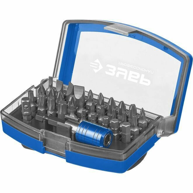 Биты набор ПРО-32 ЗУБР 32 шт, Cr-Mo