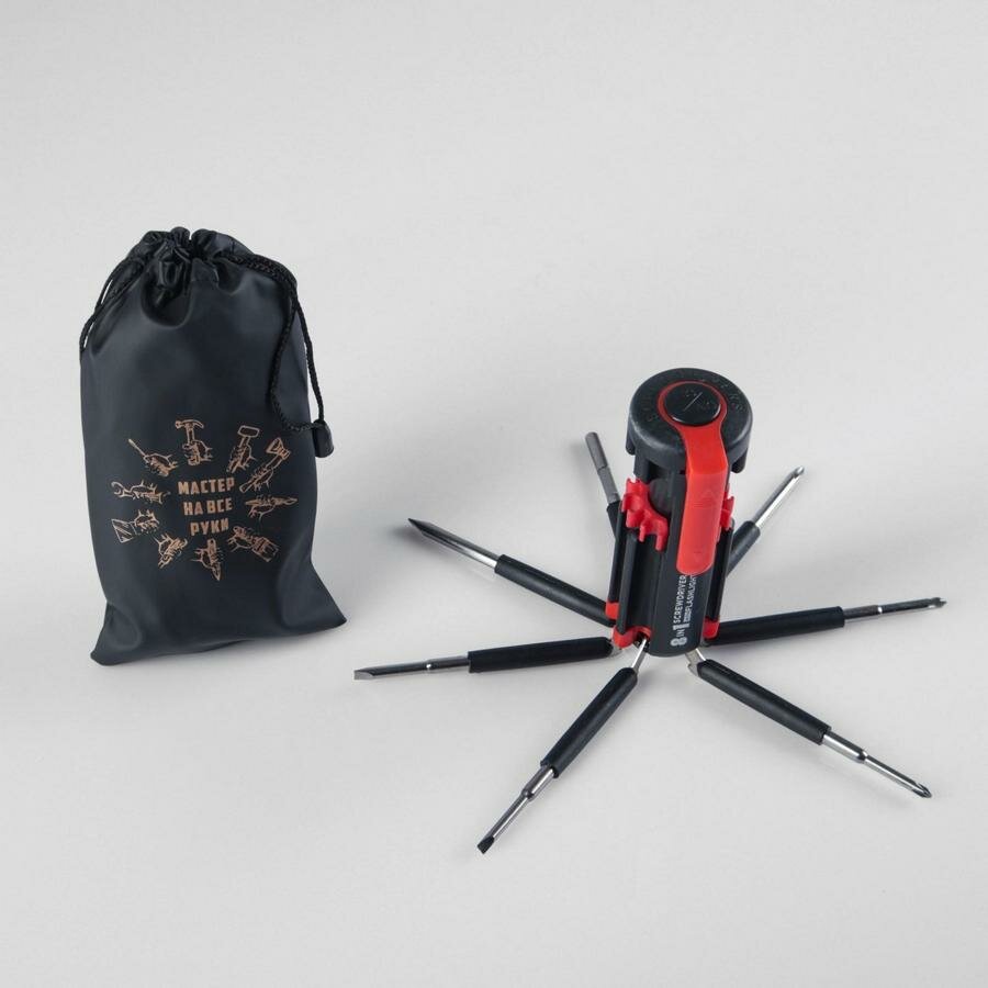 Фонарь многофункциональный, мультитул 8 в 1 "Мастер на все руки"