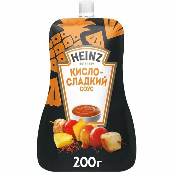 Соус Heinz кисло-сладкий дой-пак 200 г