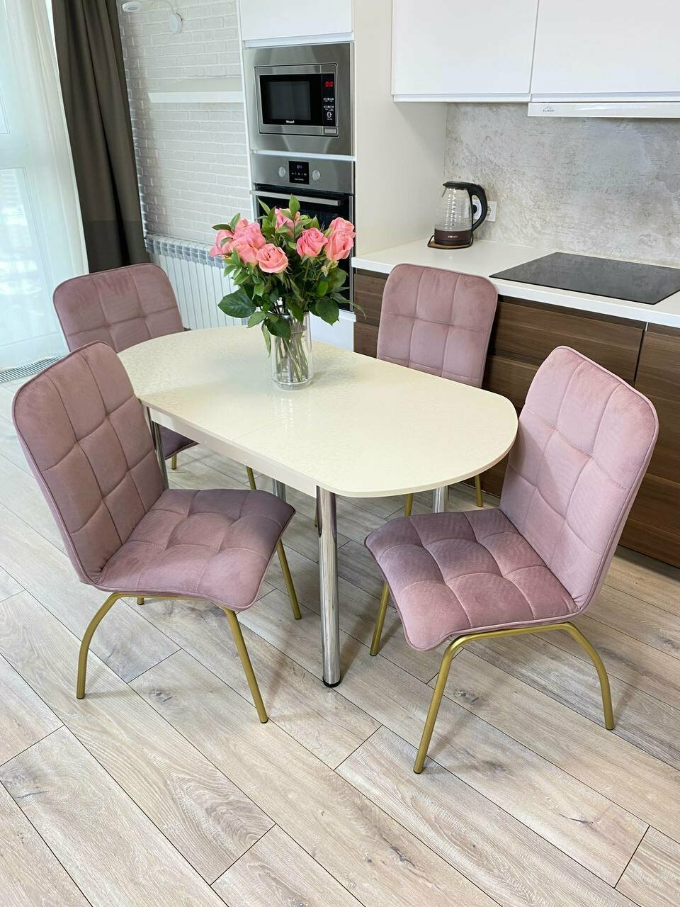 Кухонный стол и стулья комплект, обеденная группа