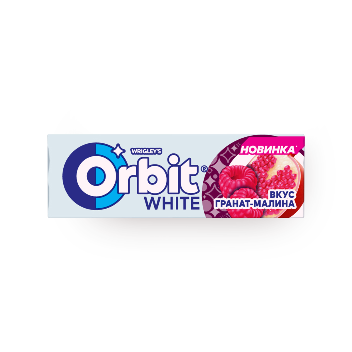 Жевательная резинка Orbit "Гранат-малина", без сахара, 13,6 г
