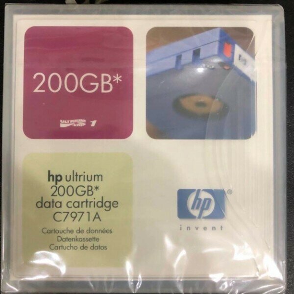 Картридж HPE C7971A Ultrium LTO1 data cartridge.200GB