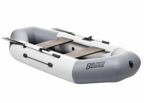 Лодка ПВХ Тонар Бриз 260 бело/серый