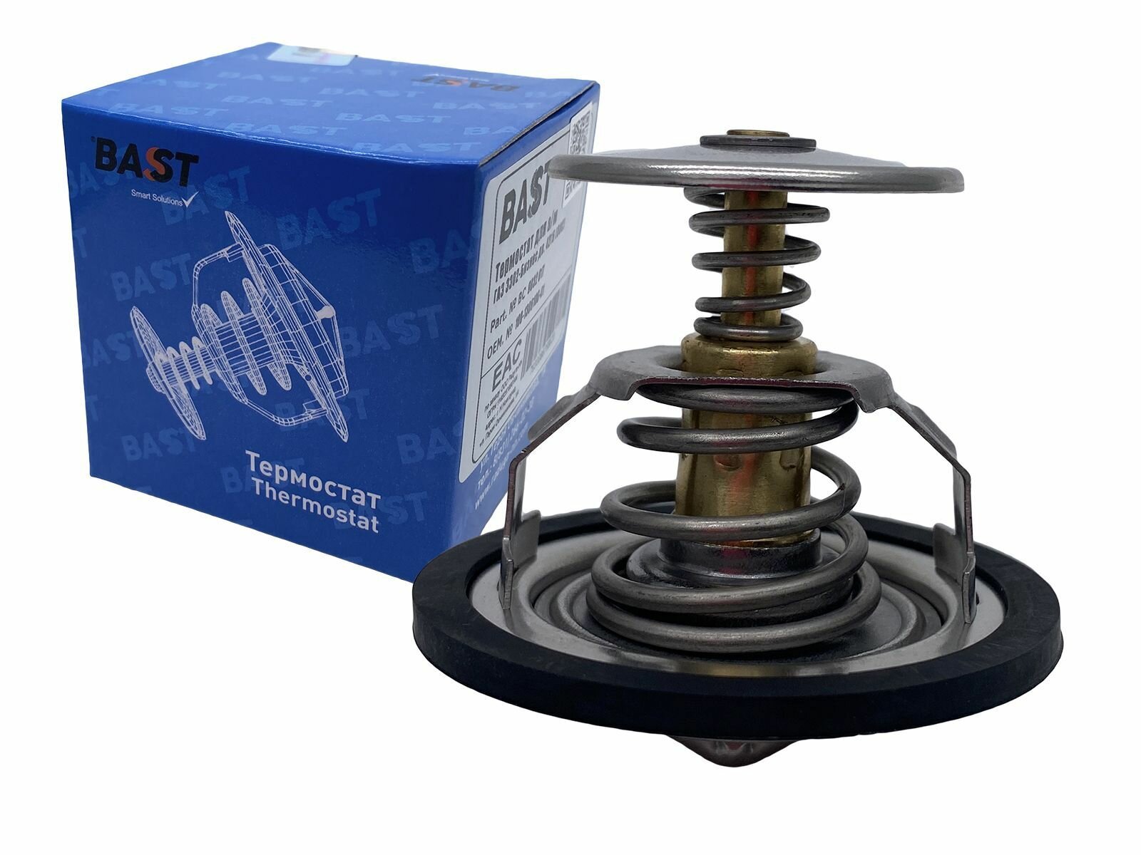 Термостат ГАЗ 3302, 3110 дв. 402, 406 (82С) ОЕМ 107-1306100-05 BAST арт. BC 9032 016