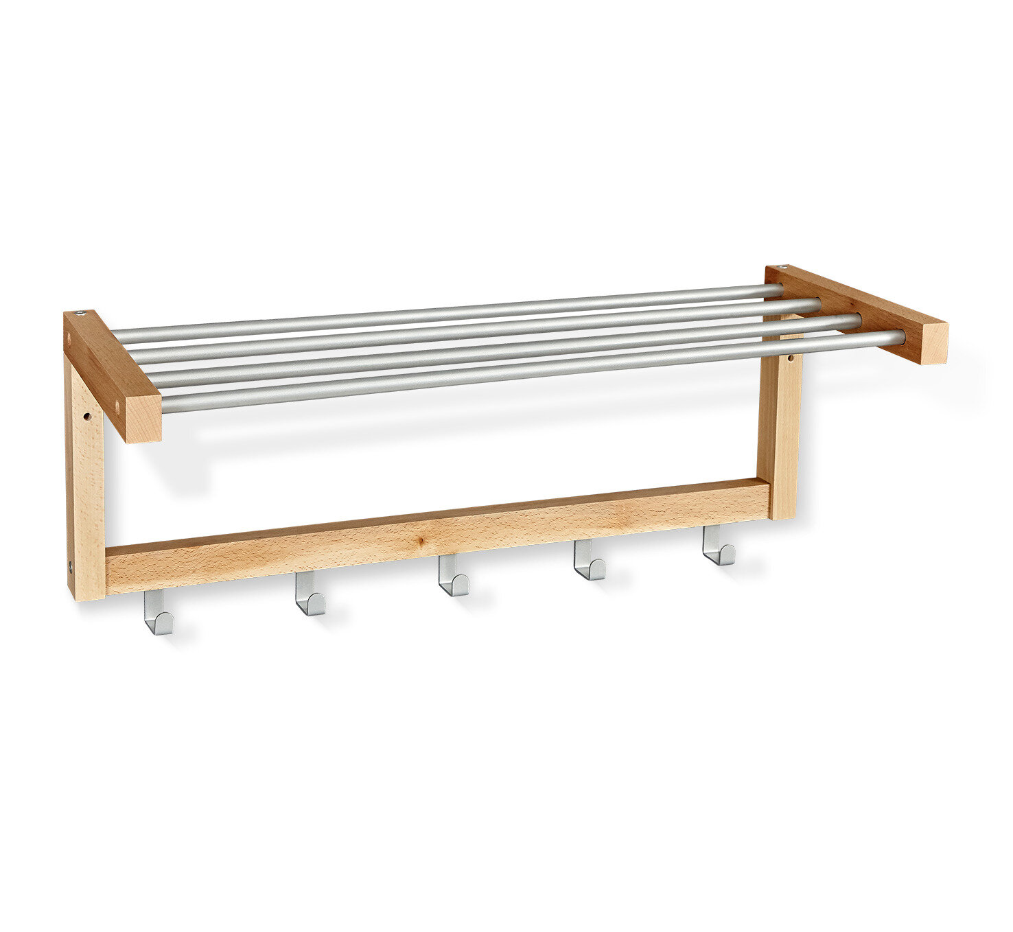 Вешалка Sheffilton Альберо SHT-WH4 прозрачный лак/алюм. мет 5166216003 985631