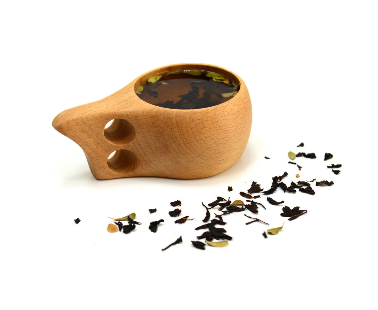 Кружка деревянная Кукса. Финская кружка