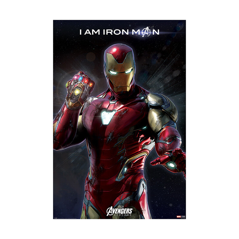 Постер Maxi Avengers: Endgame (I Am Iron Man) PP34542