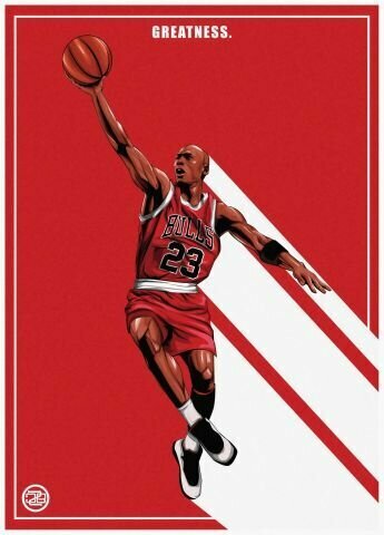 Плакат, постер Michael Jordan-Майкл Джордан на бумаге, размер 42х60см