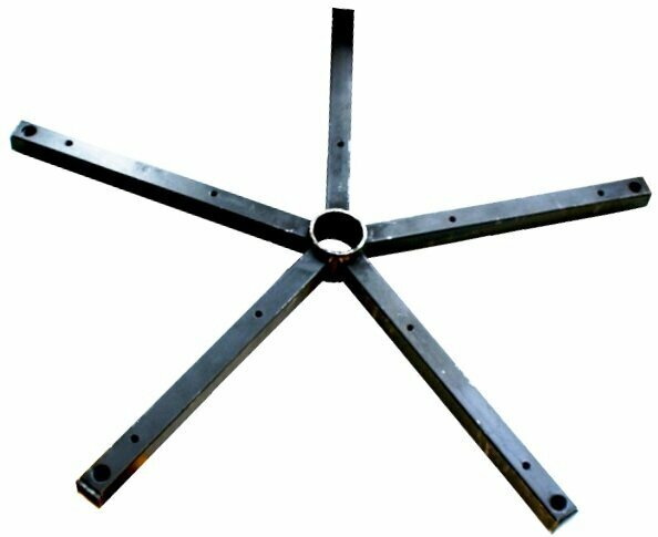 Крестовина стальная под деревянные накладки