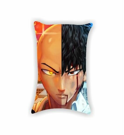 Подушка Ванпанчмен, One Punch Man №6, Картинка с двух сторон