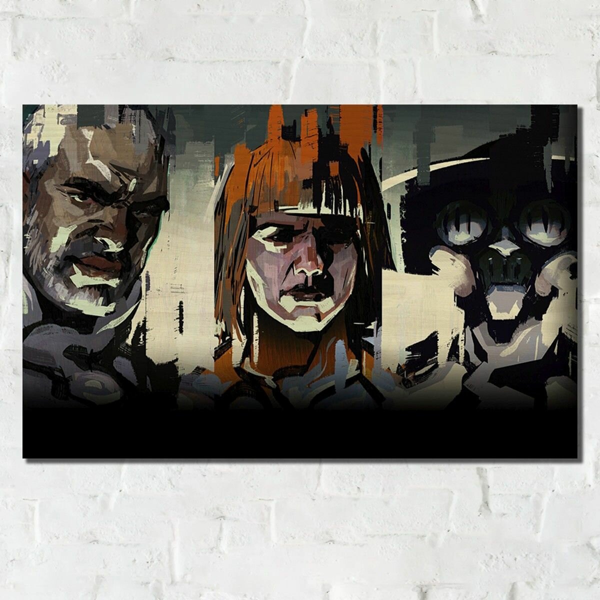 Картина интерьерная на дереве Disco Elysium Гарри, Ким Кицураги, Детектив - 14351