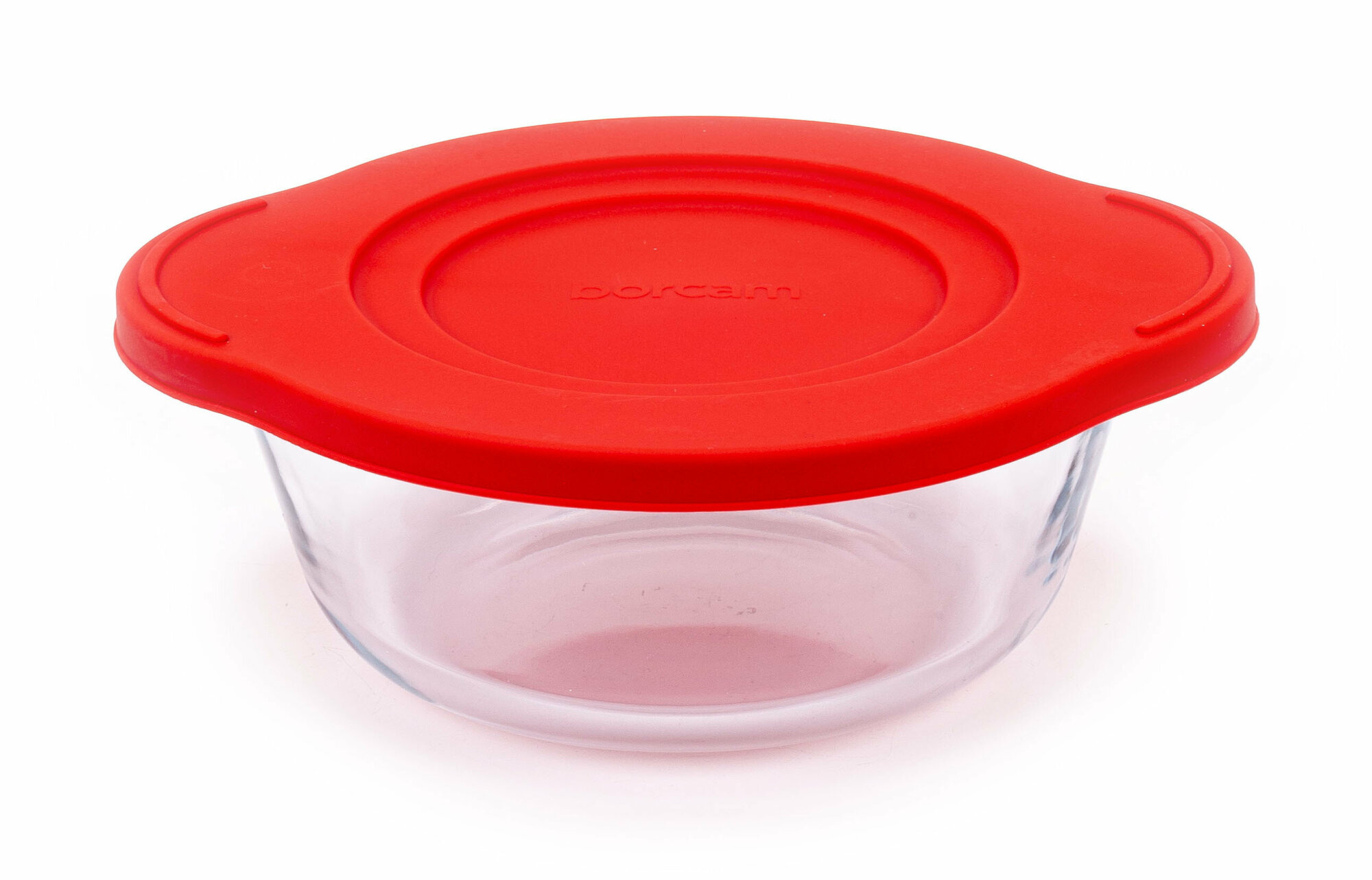Форма Pasabahce borcam круглая для СВЧ с крышкой стекло прозрачный 1л