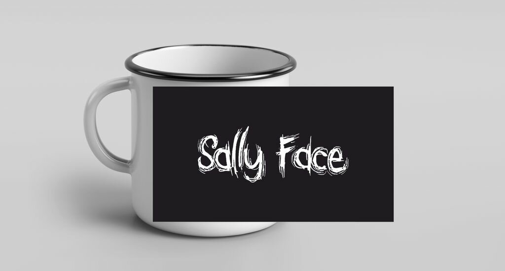 Кружка металлическая эмалированная Sally Face № 6