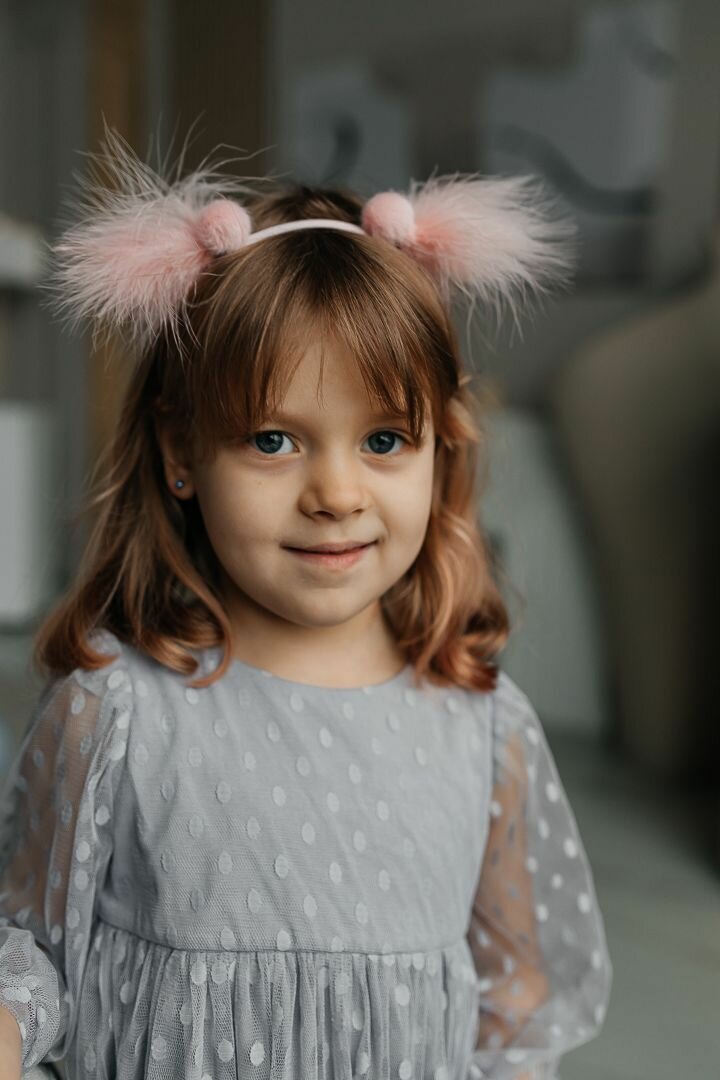 Ободок для девочки, повязка на голову