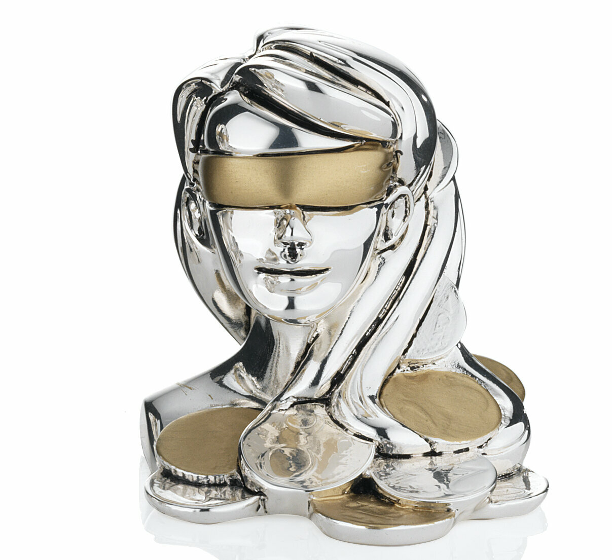 Статуэтка "Фортуна" с серебрением /18121