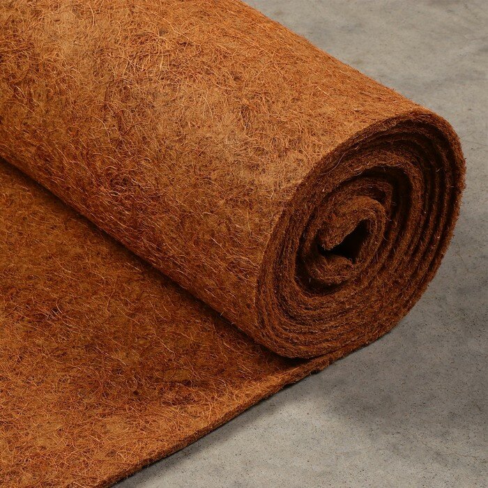 Кокосовое полотно для мульчирования, 5 х 0,5 м, "Мульчаграм"