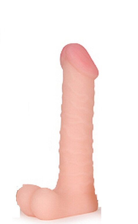 Мужской фаллос, 17,5 см, гибкий стержень
