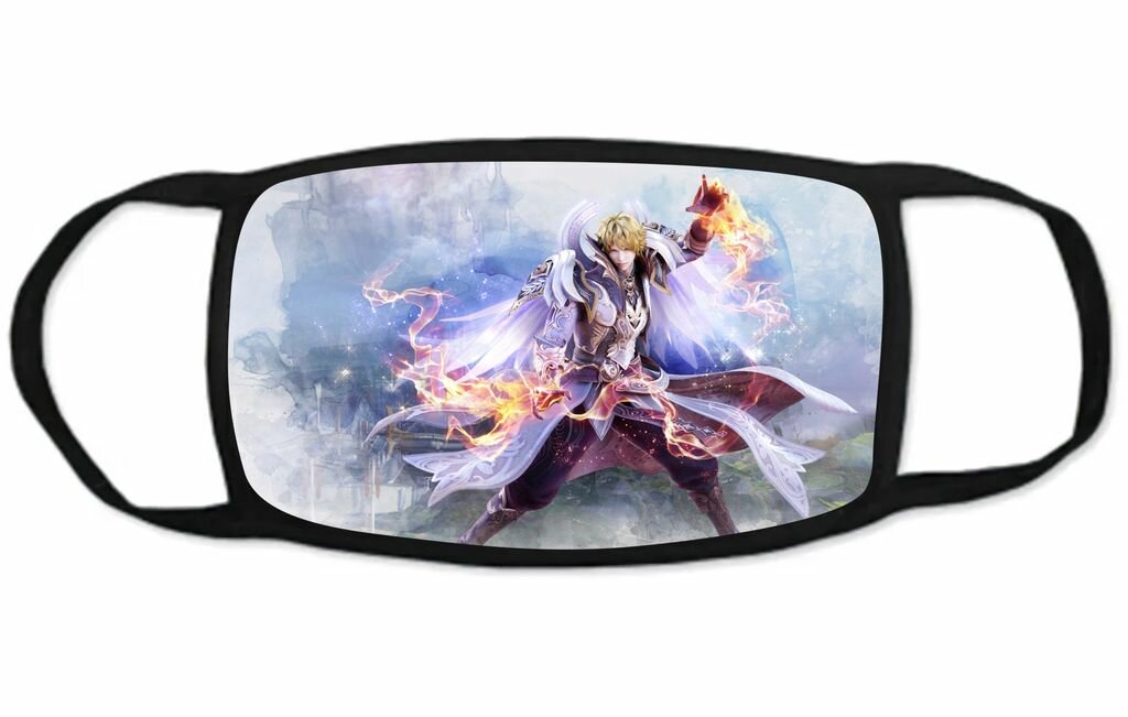 Маска защитная тканевая на лицо Aion, Айон №10, Взрослая - 20 на 12,5 см