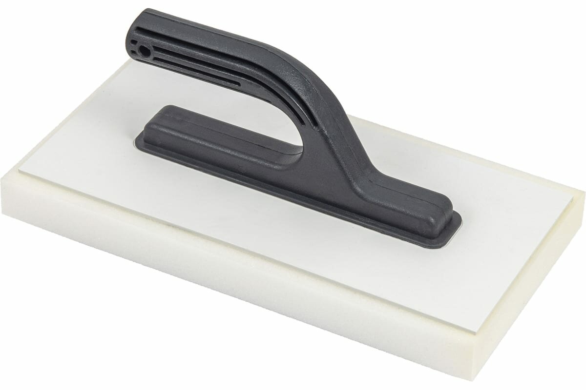 КЭС прямая гладилка пластиковая с губчатым основанием и рукояткой, 130×270 мм 10100006
