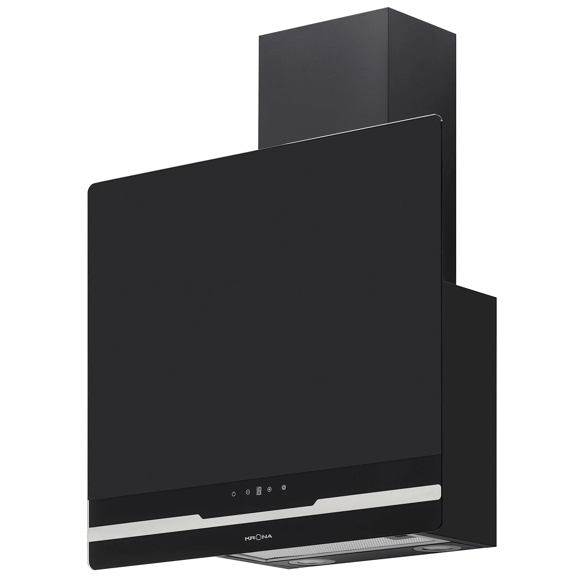 Пристенная вытяжка Krona DOMENIKA 600 BLACK/INOX S