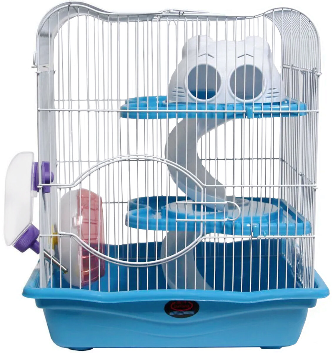 Клетка для хомяков и мелких грызунов Золотая Клетка с лабиринтом эмаль цвет в ассортименте 36 х 27 х 41 см (1 шт)