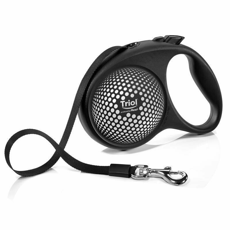 Поводок-рулетка для собак Flexi Joy Planet M 5м до 25кг, лента, Triol