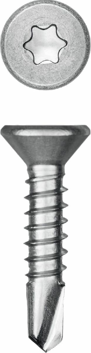 Нержавеющие саморезы DS-C с потайной головкой, 16 х 3.9 мм, 1 000 шт, KRAFTOOL (300932-39-016)