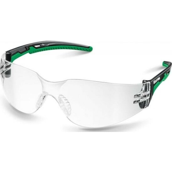Панорамные прозрачные защитные очки Kraftool PULSAR увеличенная линза устойчивая к запотеванию, открытого типа 110460