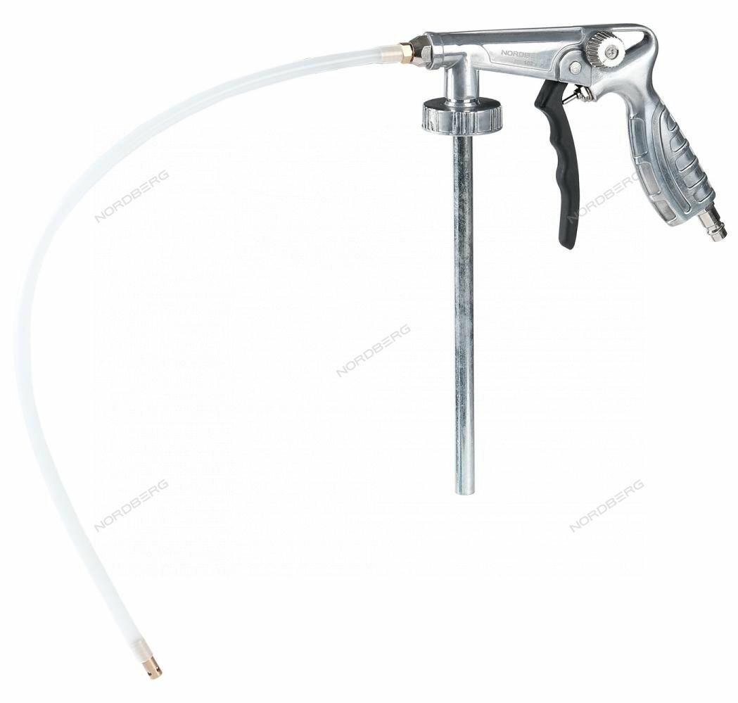 Пистолет для антигравийных составов, с гибкой насадкой для автосервиса NORDBERG