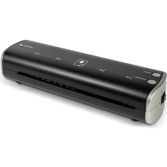 Ламинатор Гелеос ЛМ A4 Модерн черный+серебрянный