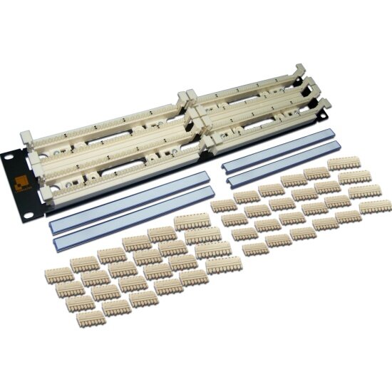 200-парный 110 кросс Lanmaster 19" 2U, блоки в комплекте