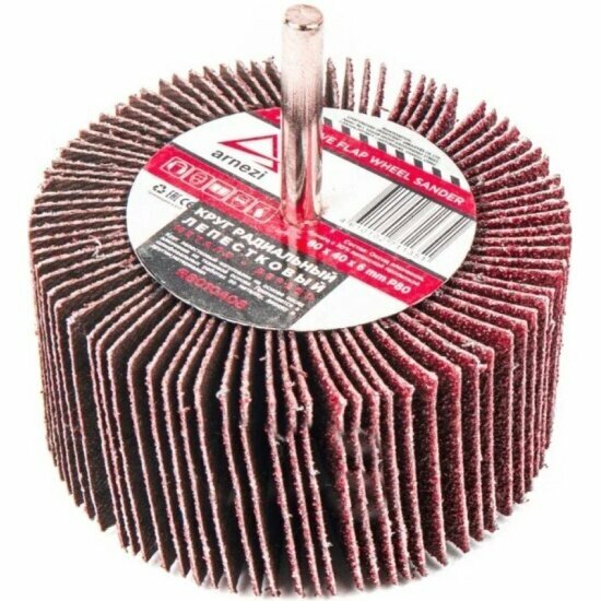 Круг лепестковый радиальный Arnezi 80x40x6 мм, P80