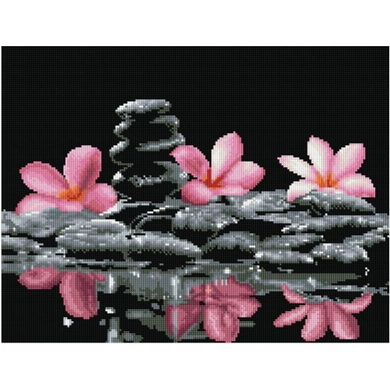 Алмазная мозаика Три Совы Спокойствие, 40*50 см, на деревянном подрамнике