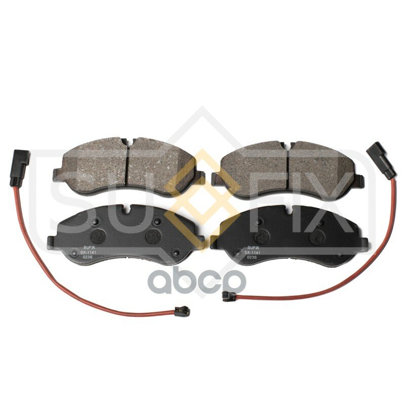 Колодки тормозные SUFIX SX1141 передние FORD Transit 2.0D-2.2D 13>