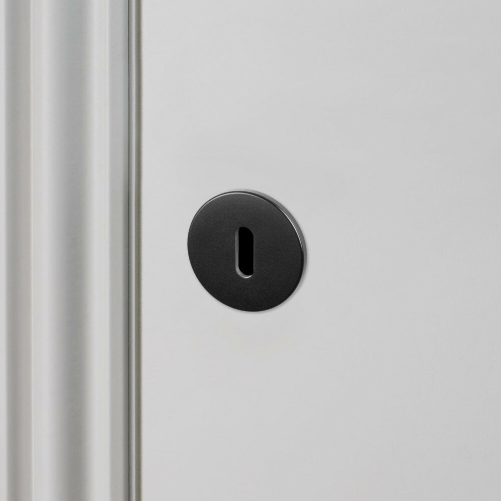 Накладка на замочную скважину Buster and Punch Key Escutcheons Escutcheon Plate Black UK-ESC-35-BL-A