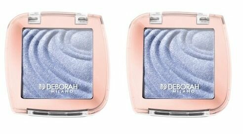 Deborah Milano Тени для век водостойкие Color Lovers, тон 06, небесно голубой, 3.5г, 2 шт