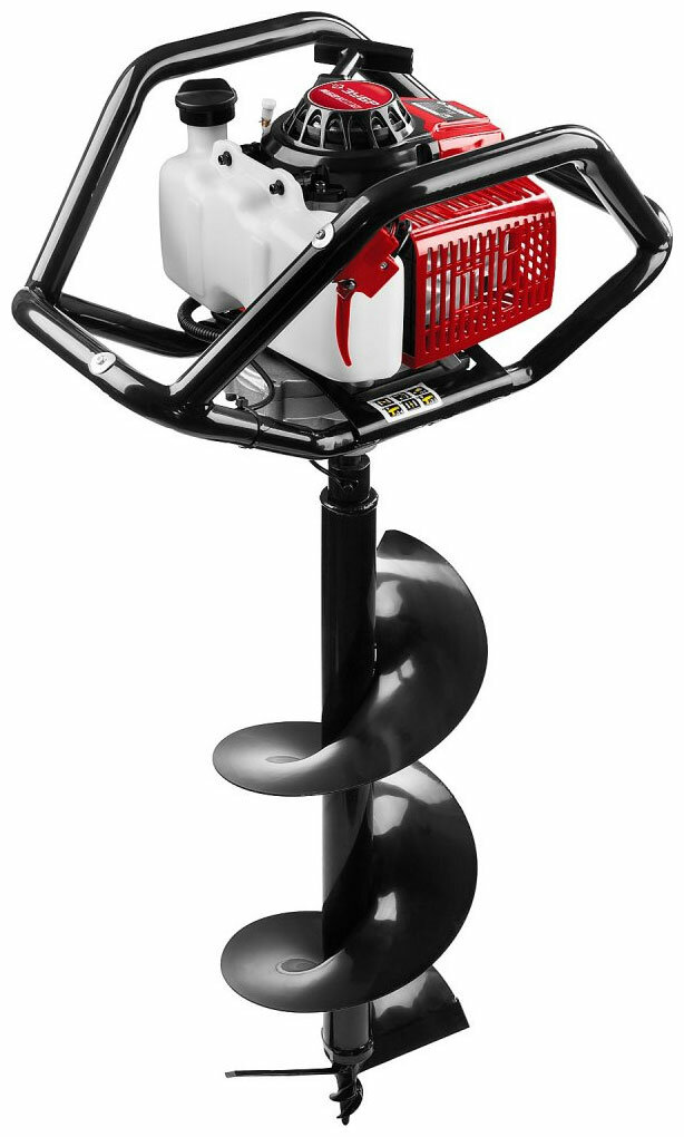 Мотобур Зубр со шнеком, d=60-300 мм, 71 см3, 2 оператора (МБ2-300 Н)