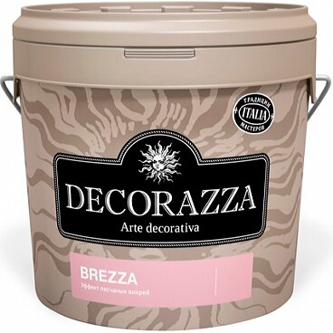 Декоративная Штукатурка Decorazza Brezza 1л BR 10-85 Эффект Бархатных Песчаных Вихрей.