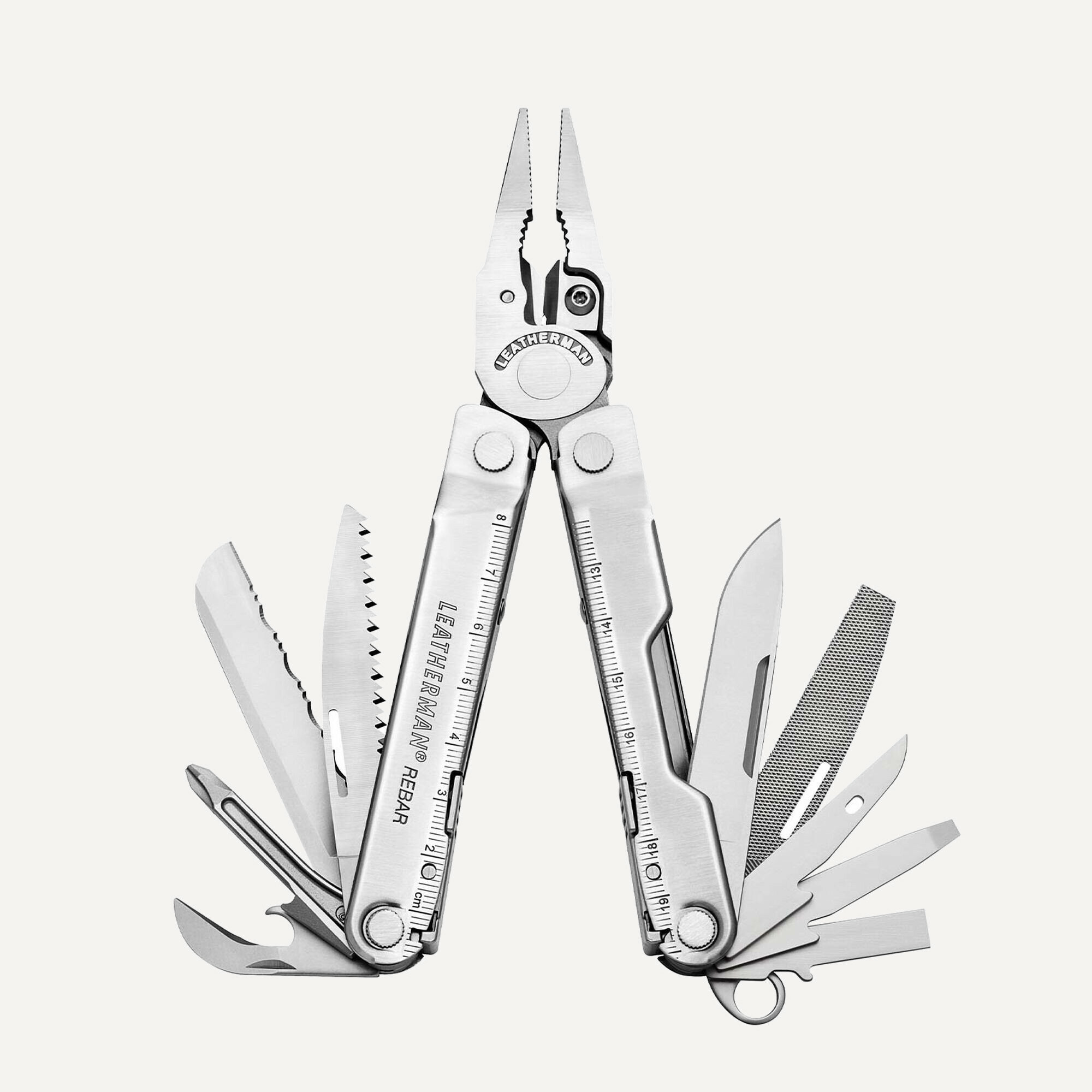 Leatherman Мультитул Rebar, 17 функций, 10 см Stainless, чехол нейлон