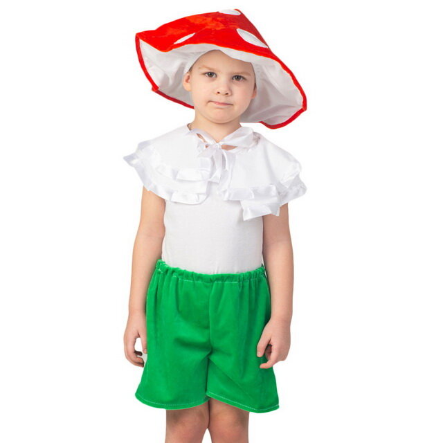 Карнавальный костюм Гриб, рост 122-134 см, Бока С, 1001-б-бока