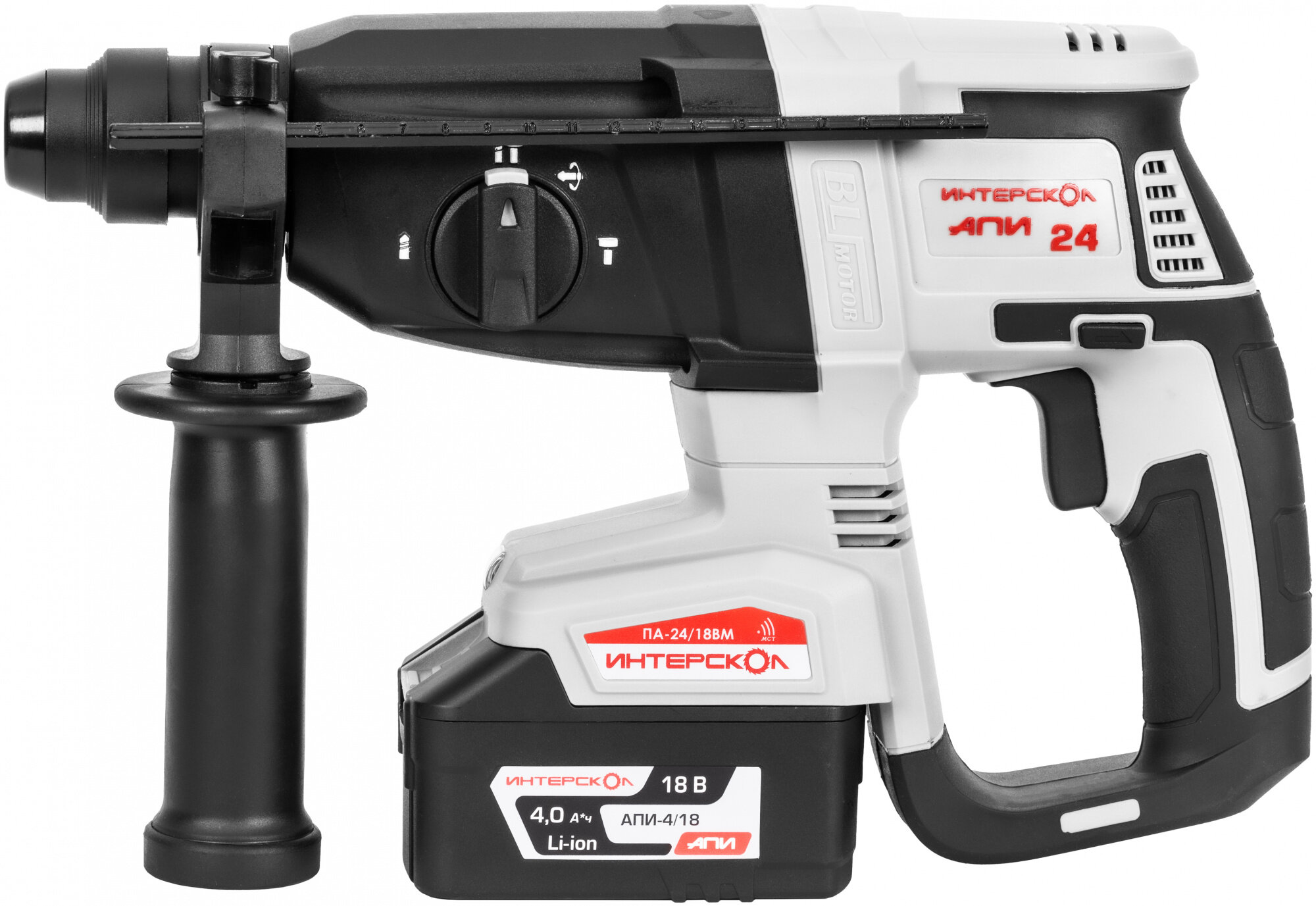 Перфоратор аккумуляторный ПА-24/18ВM ИНТЕРСКОЛ 730.0.0.70