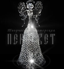 GH-XL050 Колокольчик хрустальный «Ангел», большой, Гусь Хрустальный