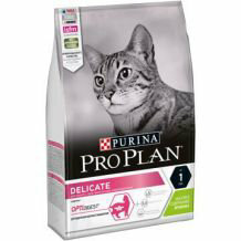 Корм для кошек ProPlan 400г с чувствительным пищеварение ягненок с комплексом Optidigest 74092/12372563
