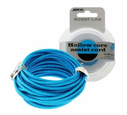 Поводковый материал BKK Hollow Core Assist Cord 420lb 4м