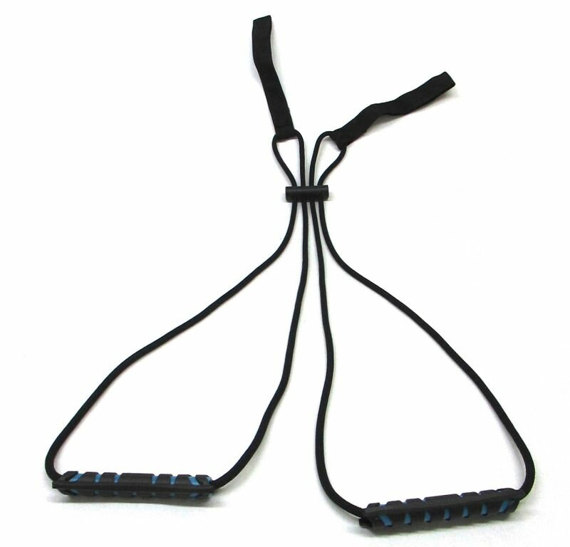 Эспандер Идеальный силуэт-3 с прорезиненными ручками и лямки для ног, арт. 21-17