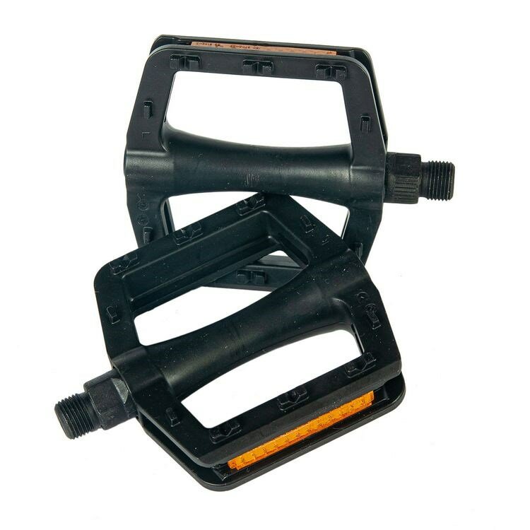 Педали велосипедные 4BIKE M904 116х97х24 мм с катафотами черные