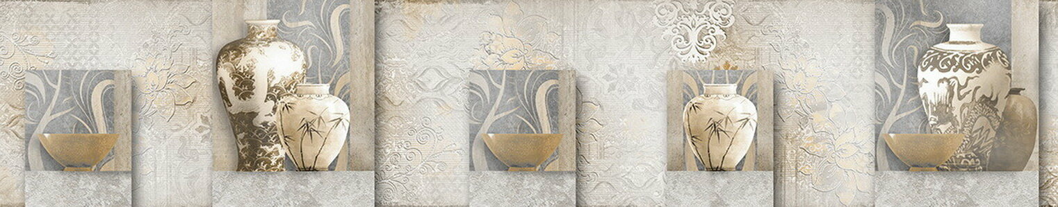 Кухонный фартук/стеновая панель для кухни/фартук на кухню 3D-эффект на основе SPC (каменно-полимерный композит) 3000*610*3мм КМ-518